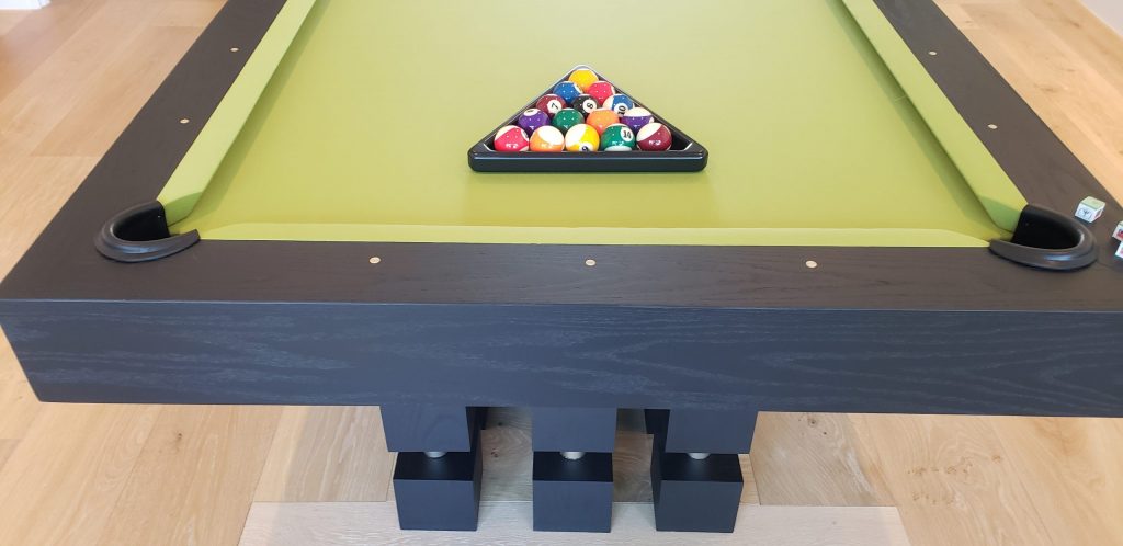 MODEL MODERN RUBIKS CUBE BLACK ASH POOL TABLE – American Made Billiards